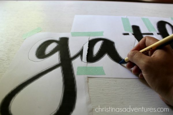 DIY Large Wood Sign Tutorial - Christina Maria Blog
