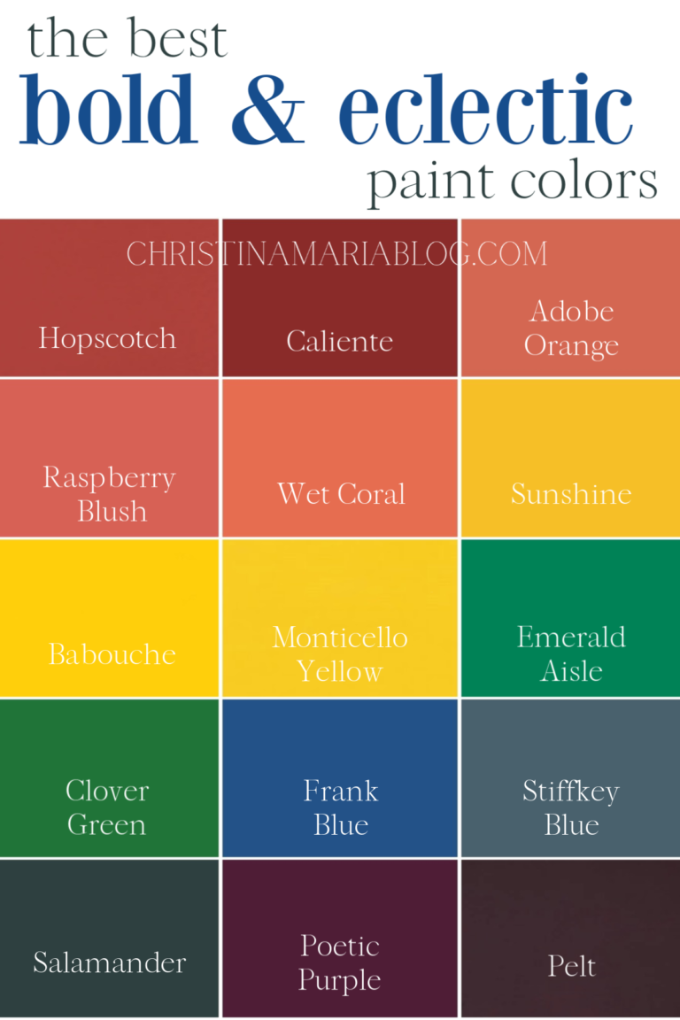Bold Eclectic Design Style Guide - Christina Maria Blog